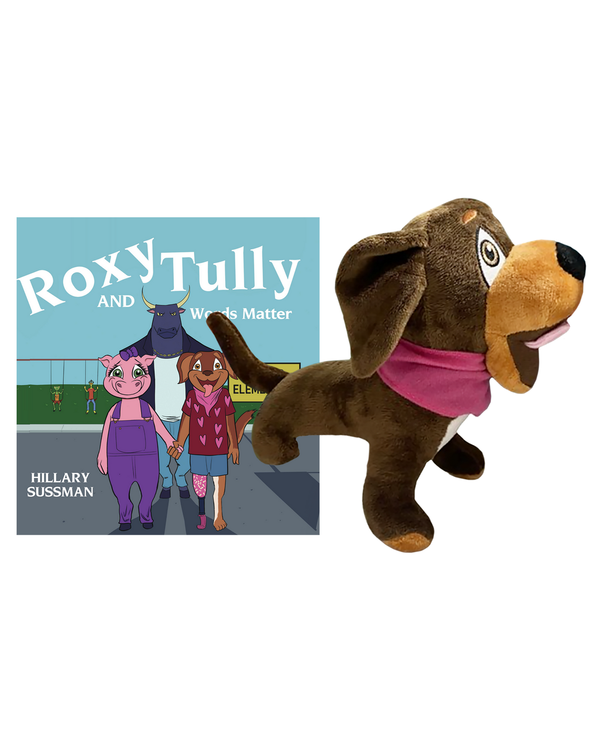 Roxy and Tully: Words Matter (Adventures of Roxy) + Roxy Plush Bundle ...